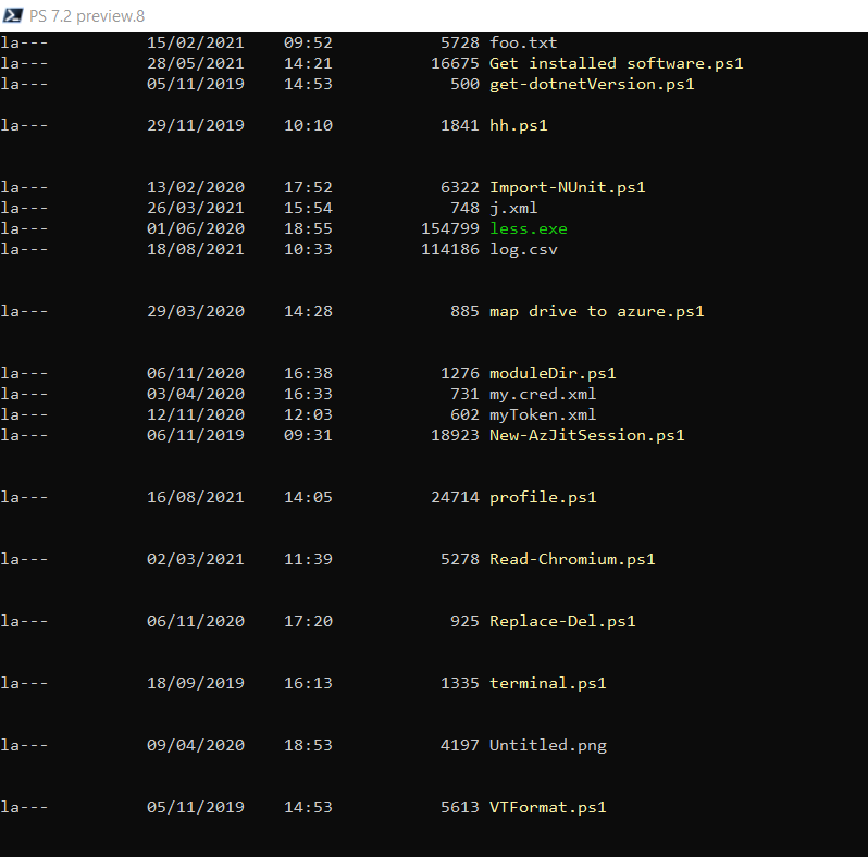 ANSI rendered file listings lose items when scrolling in "legacy" console host but not windows ...