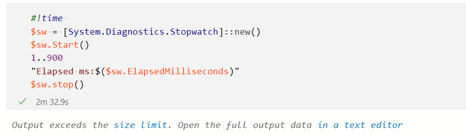 .Ipynb in VS Code has long delay after printing · Issue #1832 · dotnet ...