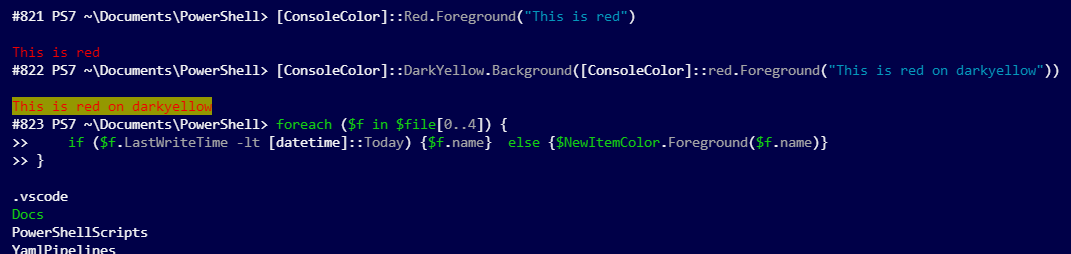Inconsistent color naming between System.ConsoleColor and $PSStyle · Issue #16723 · PowerShell ...