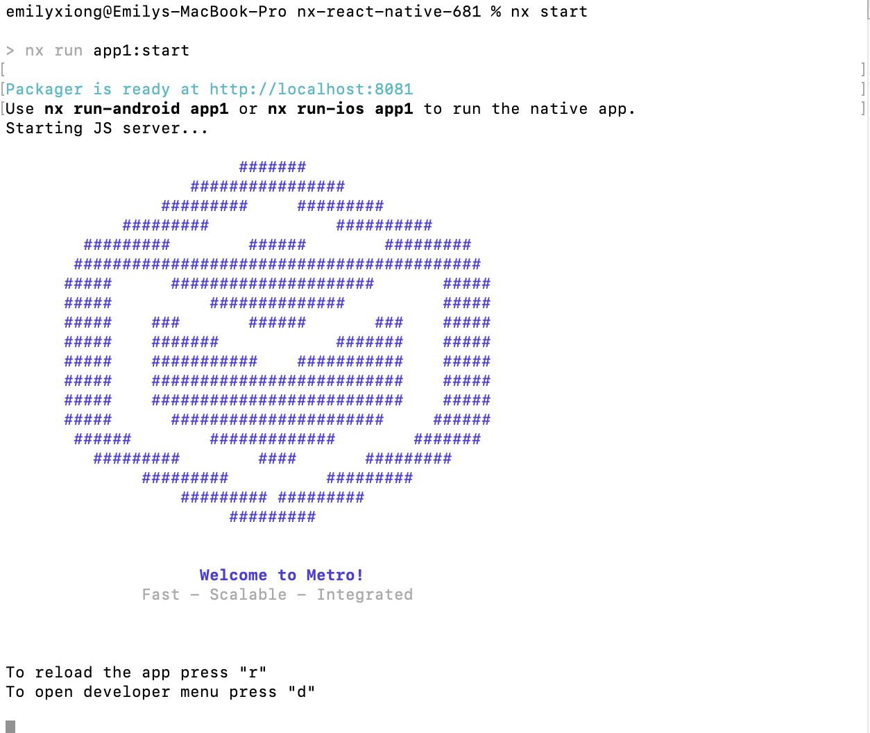 Not able to run second React Native Project · Issue #10135 · nrwl/nx · GitHub