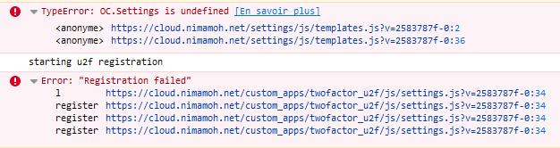Cannot register yubikey · Issue #540 · nextcloud/twofactor_u2f · GitHub