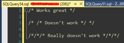 [Bug] Nested SQL Comments aren't highlighted correctly · Issue #1314 · BoostIO/BoostNote-Legacy ...