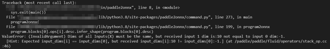 带tps模块的识别模型转onnx报错 · Issue 6359 · Paddlepaddlepaddleocr · Github