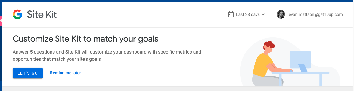 Display dashboard notification when user input is required
