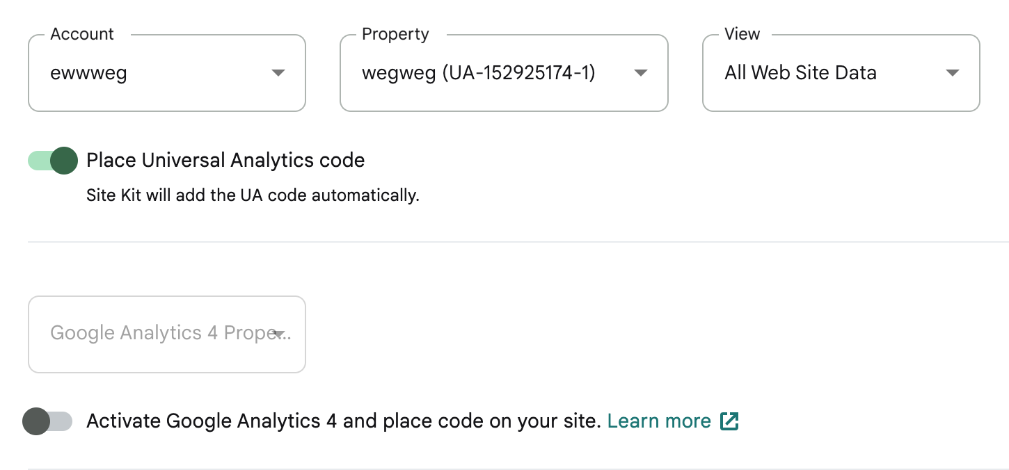 GA4 automatically enabled when editing Analytics settings · Issue #6271 ...