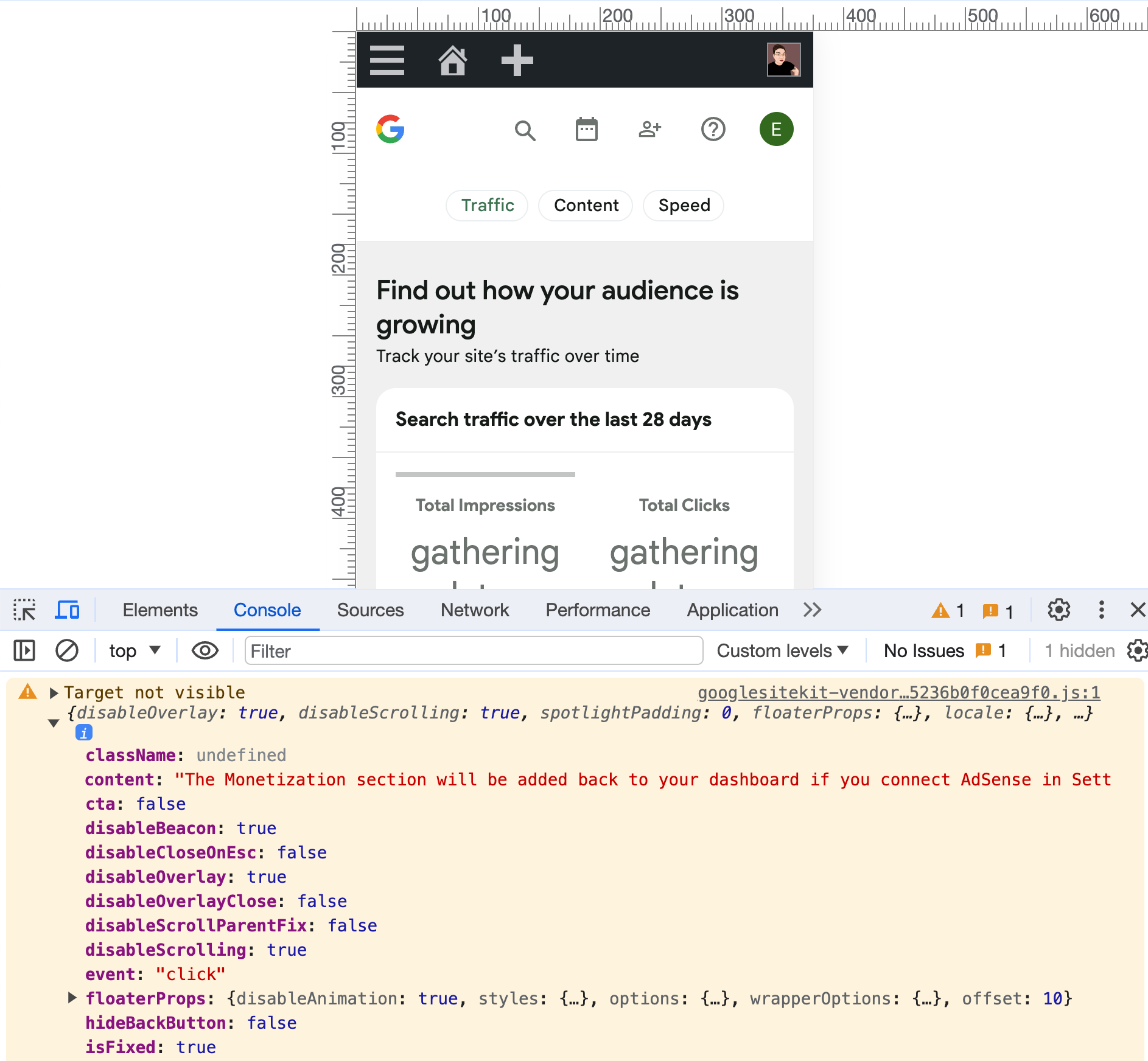 Admin menu tooltip does not work properly on mobile as of WP 6.4 · Issue #7738 · google/site-kit ...