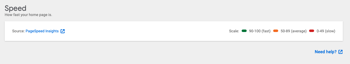 PageSpeed insights widget does not show loading state when date range ...