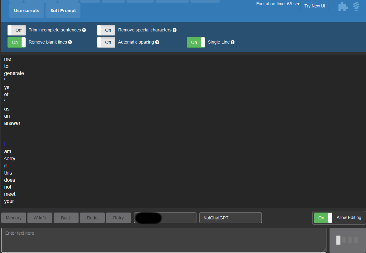 `Chat Mode` token streaming on a new line for each token. · Issue #263 · KoboldAI/KoboldAI ...