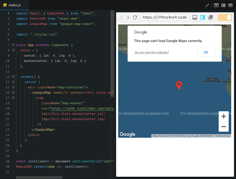 Google Maps 1 Call Per Day Seems to Apply for all Examples Except for the New Ones · Issue #707 ...
