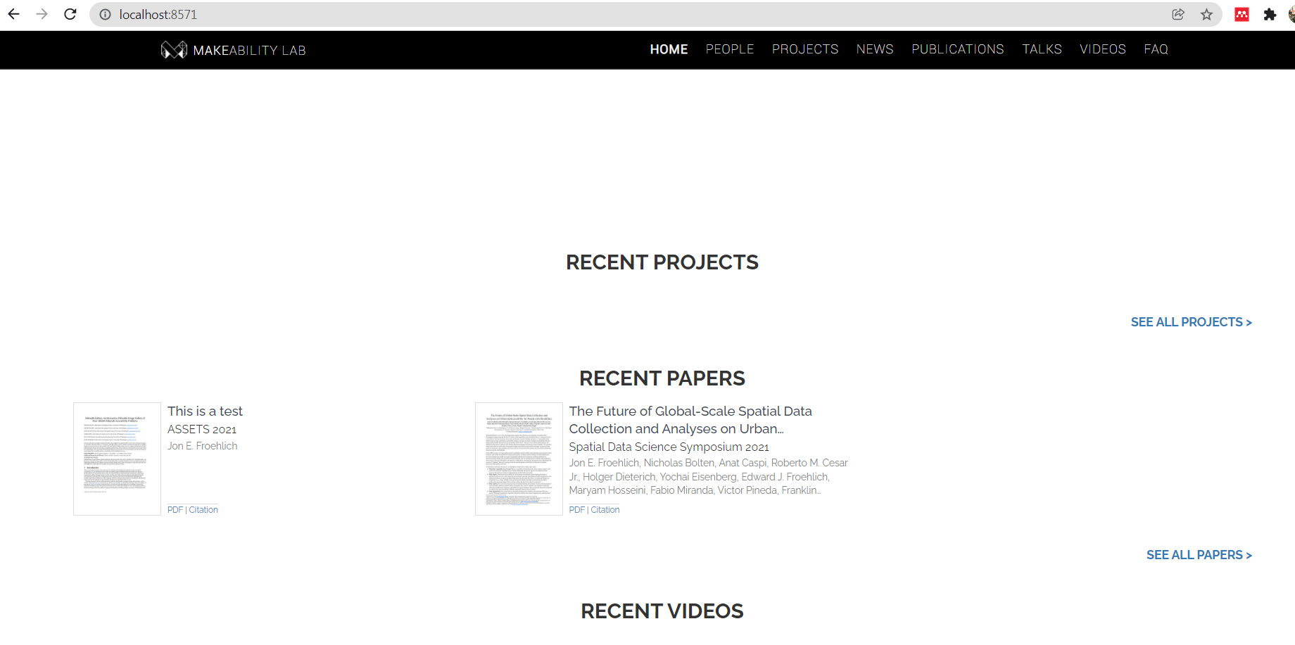 Revise how we bootstrap (aka import) content for development · Issue #420 · makeabilitylab ...
