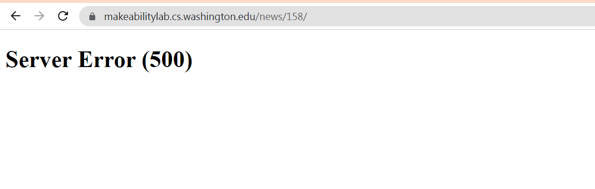 Receiving Server Error on a news item · Issue #1013 · makeabilitylab/makeabilitylabwebsite · GitHub