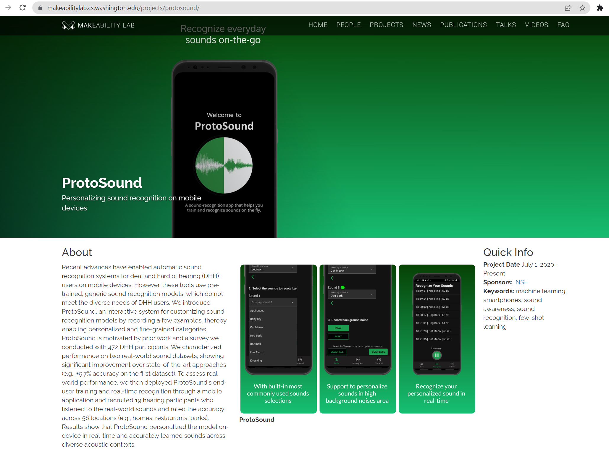 Work on ProtoSound banner · Issue #994 · makeabilitylab/makeabilitylabwebsite · GitHub