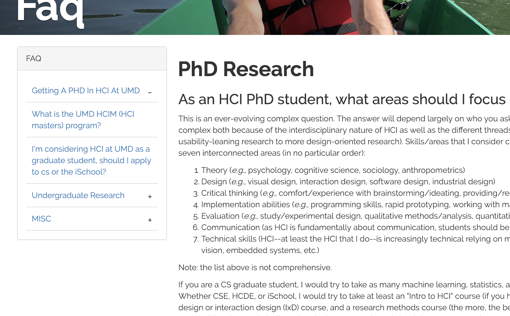 Update FAQ sidebar to match new content · Issue #732 · makeabilitylab/makeabilitylabwebsite · GitHub