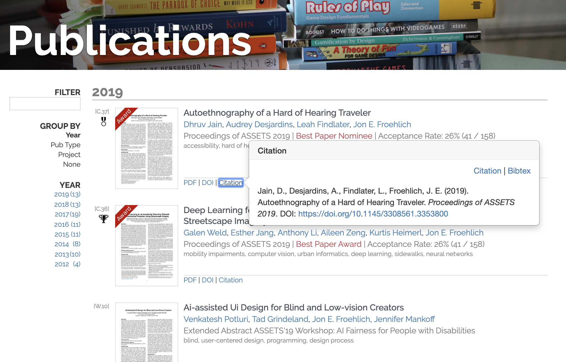 Include DOI link in pop-up citation · Issue #785 · makeabilitylab/makeabilitylabwebsite · GitHub