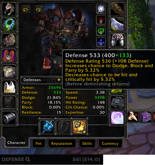DK Tank Enchants Provide Wrong Defense Values · Issue #1332 · wowsims ...