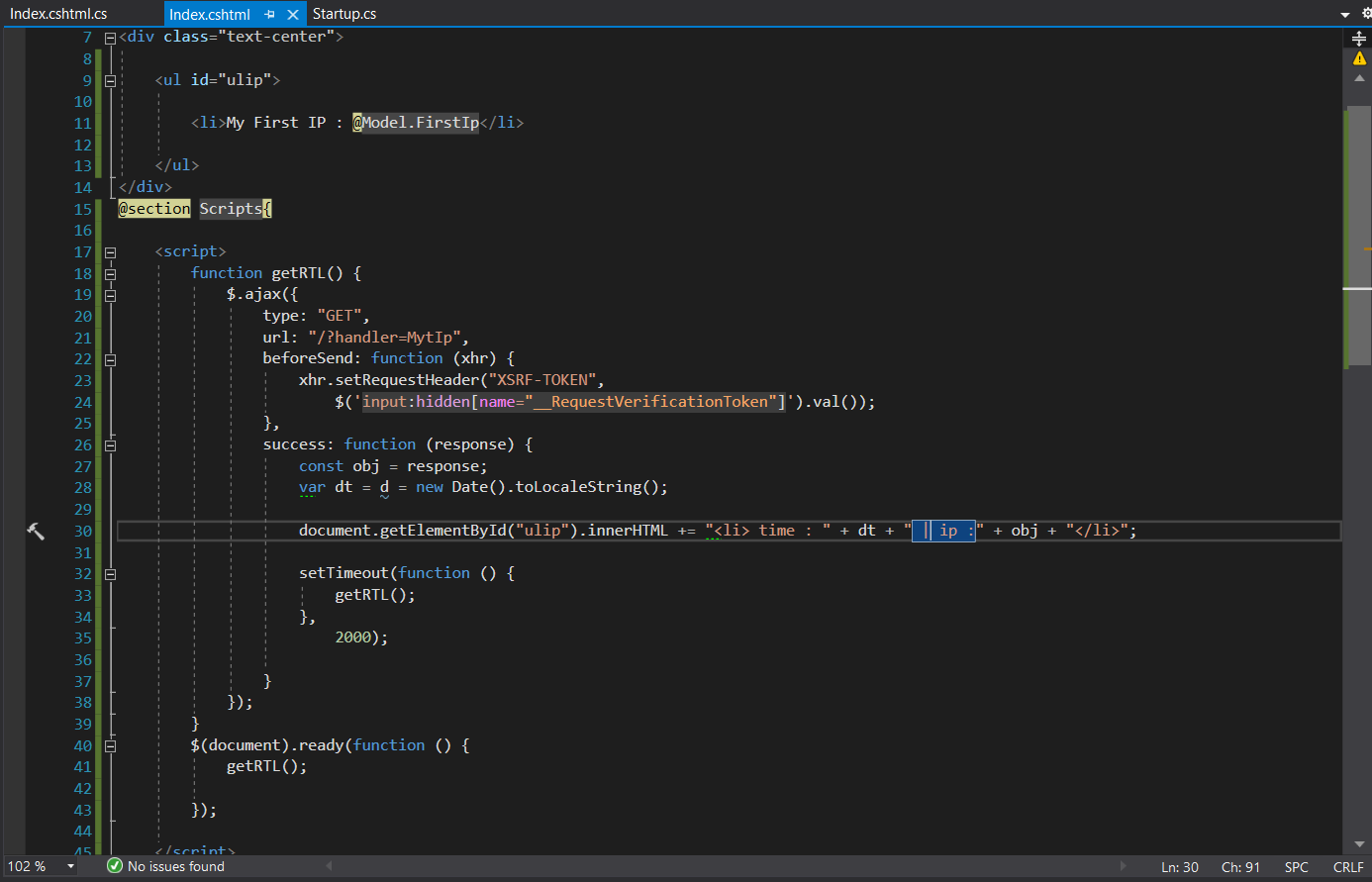 HttpContext.Connection.RemoteIpAddress gives a different response after ...