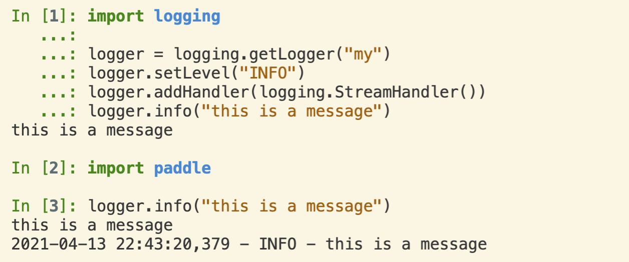 paddle 会修改 logging 库的全局设定 · Issue #32251 · PaddlePaddle/Paddle · GitHub