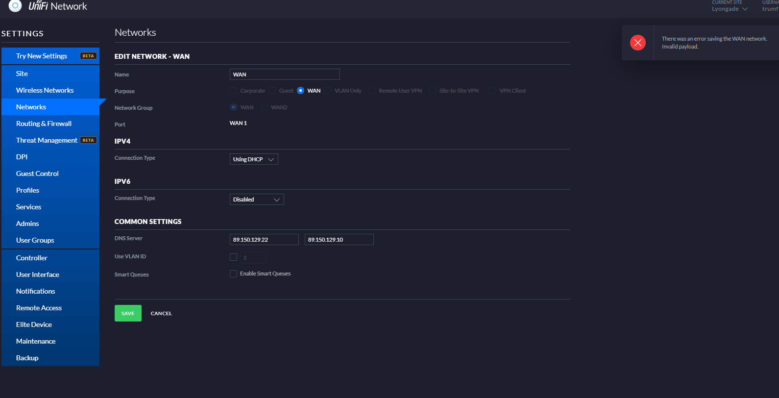 Controller can not save WAN network settings · Issue #388 · jacobalberty/unifi-docker · GitHub