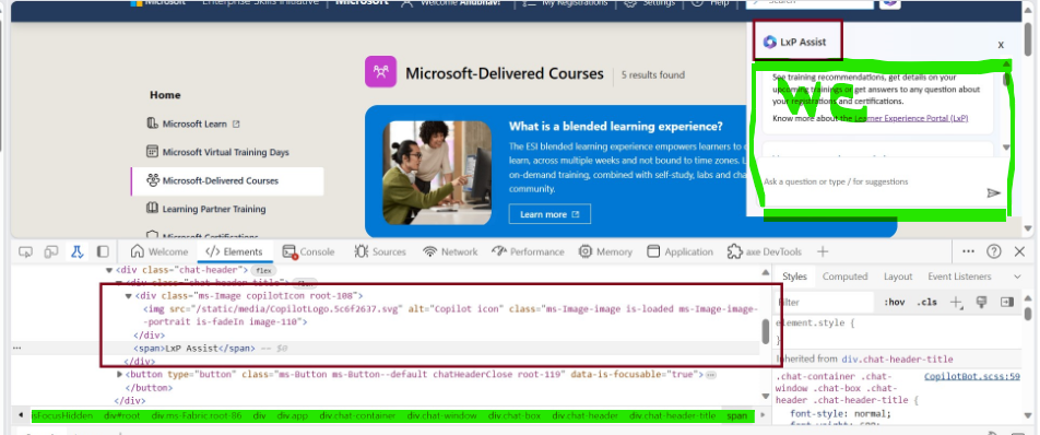 [Screen Readers - LxP Assist]: Visually appearing heading multiple text is not defined as ...