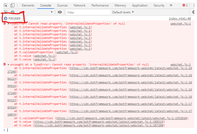 Webchat cdn issue? · Issue #2271 · microsoft/BotFramework-WebChat · GitHub