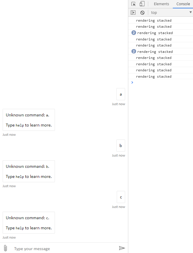 Reduce wasted render on every incoming/outgoing activities · Issue #2709 · microsoft ...