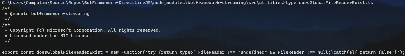 CSP headers block 4.9.2 · Issue #2620 · microsoft/botbuilder-js · GitHub