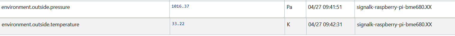 Values not in Pascal or Kelvin · Issue #5 · oehoe/signalk-raspberry-pi-bme680 · GitHub