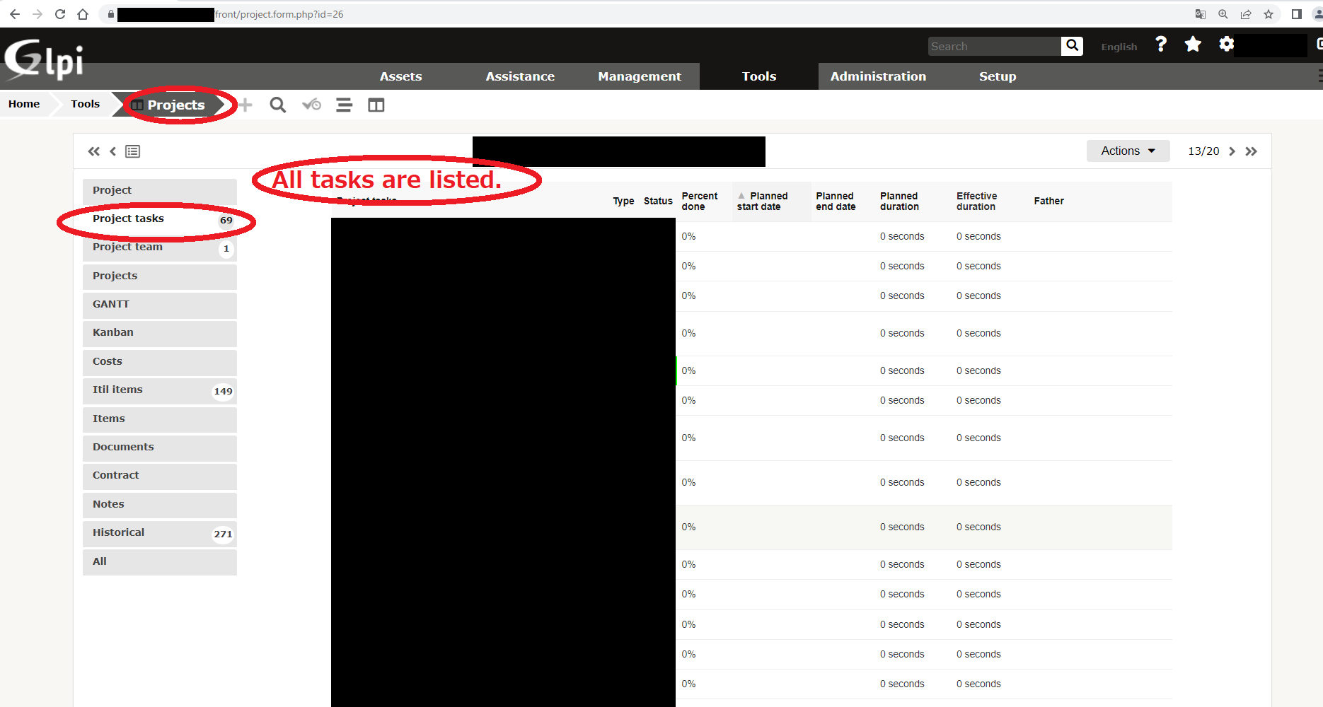 [APIREST][9.4.5] ProjectTask display restriction · Issue #6818 · glpi-project/glpi · GitHub