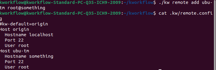 kw remote add fail with namespace · Issue #714 · kworkflow/kworkflow · GitHub