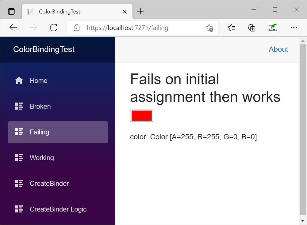 Unexpected Binding Behavior With Addl Side S For Blazor Docs · Issue 40798 · Dotnet