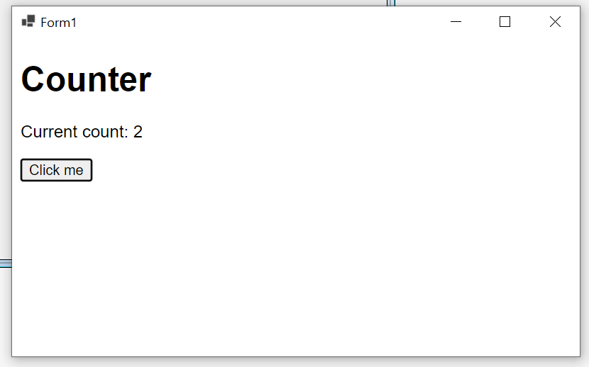 Blazor Hybrid WinForms sample code not working · Issue #25647 · dotnet/AspNetCore.Docs · GitHub