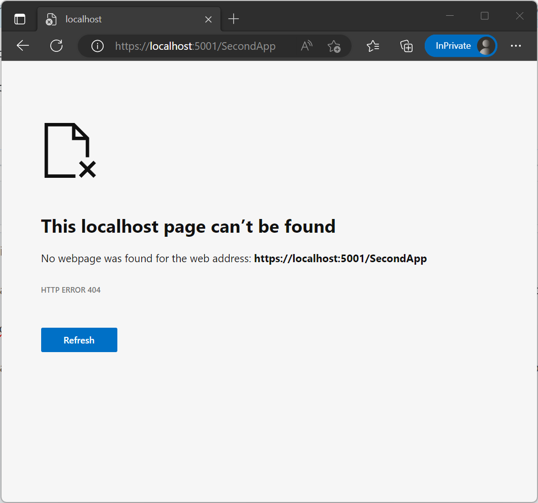 Multiple apps sample · Issue #29043 · dotnet/AspNetCore.Docs · GitHub