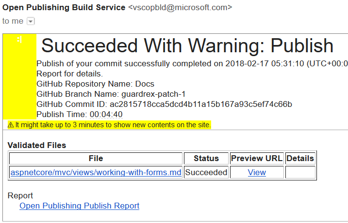 Potential problem with OPS build · Issue #5503 · dotnet/AspNetCore.Docs · GitHub