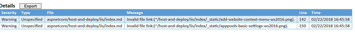 Potential problem with OPS build · Issue #5503 · dotnet/AspNetCore.Docs · GitHub