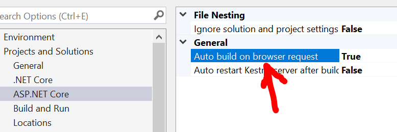 In Process And Auto Build On Browser Request Behavior · Issue 9932 · Dotnetaspnetcoredocs