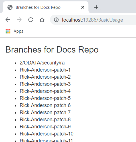 The code sample in the Basic usage requires some adjustment... · Issue #16213 · dotnet ...