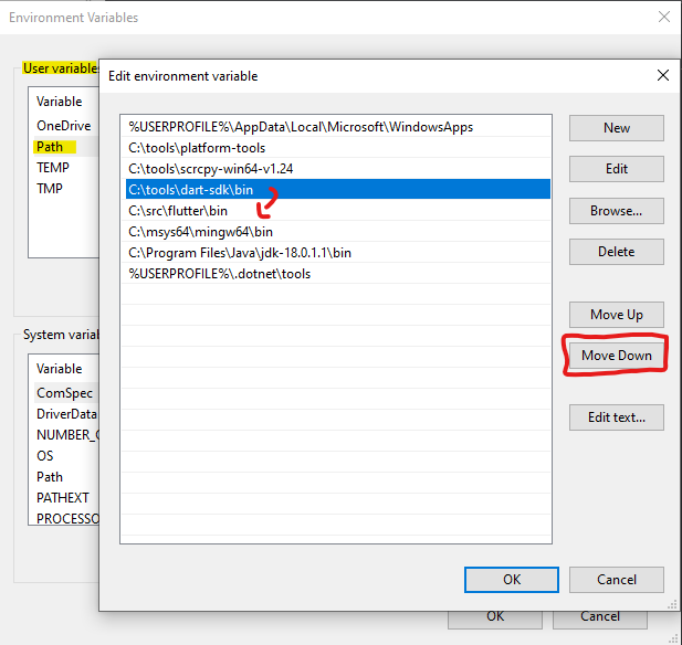 Flutter Doctor warns about different paths after upgrading from beta 3.5 to beta 3.6 · Issue ...