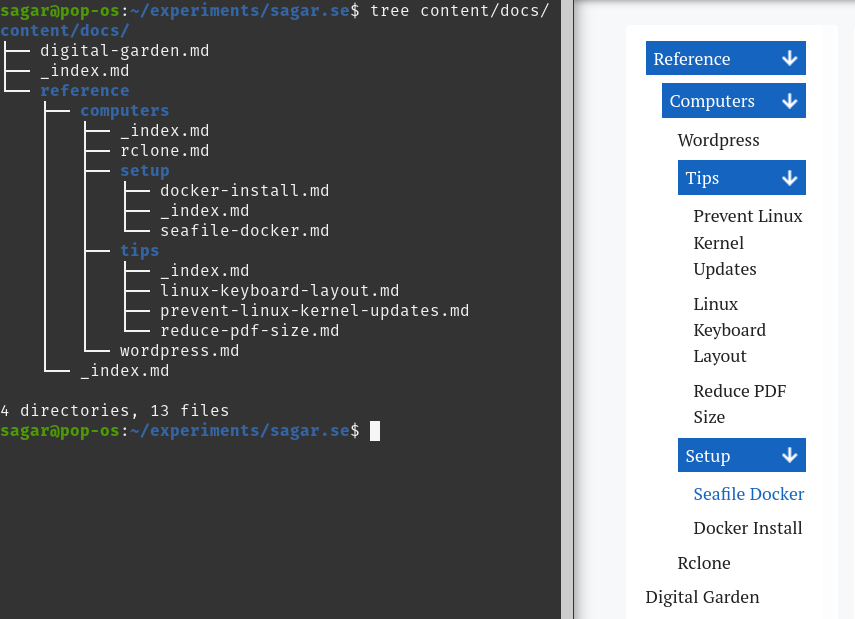 Section sidebar · Issue #314 · razonyang/hugo-theme-bootstrap · GitHub
