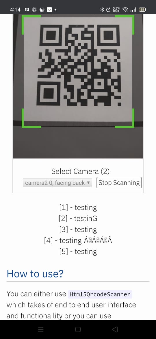 Scanning is not Accurate · Issue #100 · mebjas/html5-qrcode · GitHub
