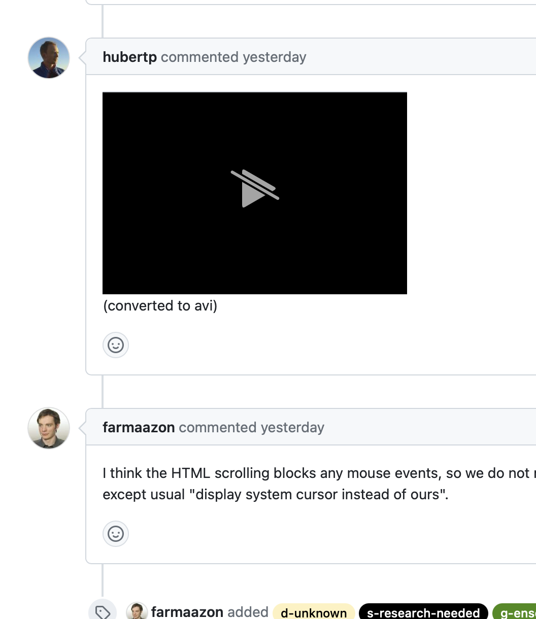Mouse Point Does Not Move Together With The Scrollbar · Issue 6095 · Enso Orgenso · Github