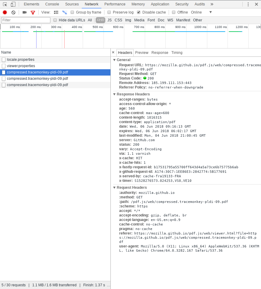 Range requests support isn't properly detected · Issue #9783 · mozilla/pdf.js · GitHub