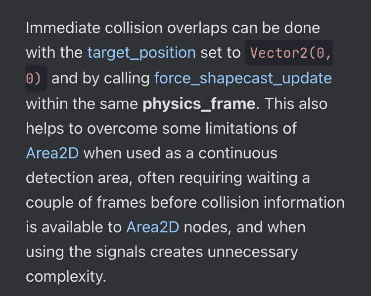 Shapecast2D get_collider(0) returns error if null · Issue #76201 · godotengine/godot · GitHub