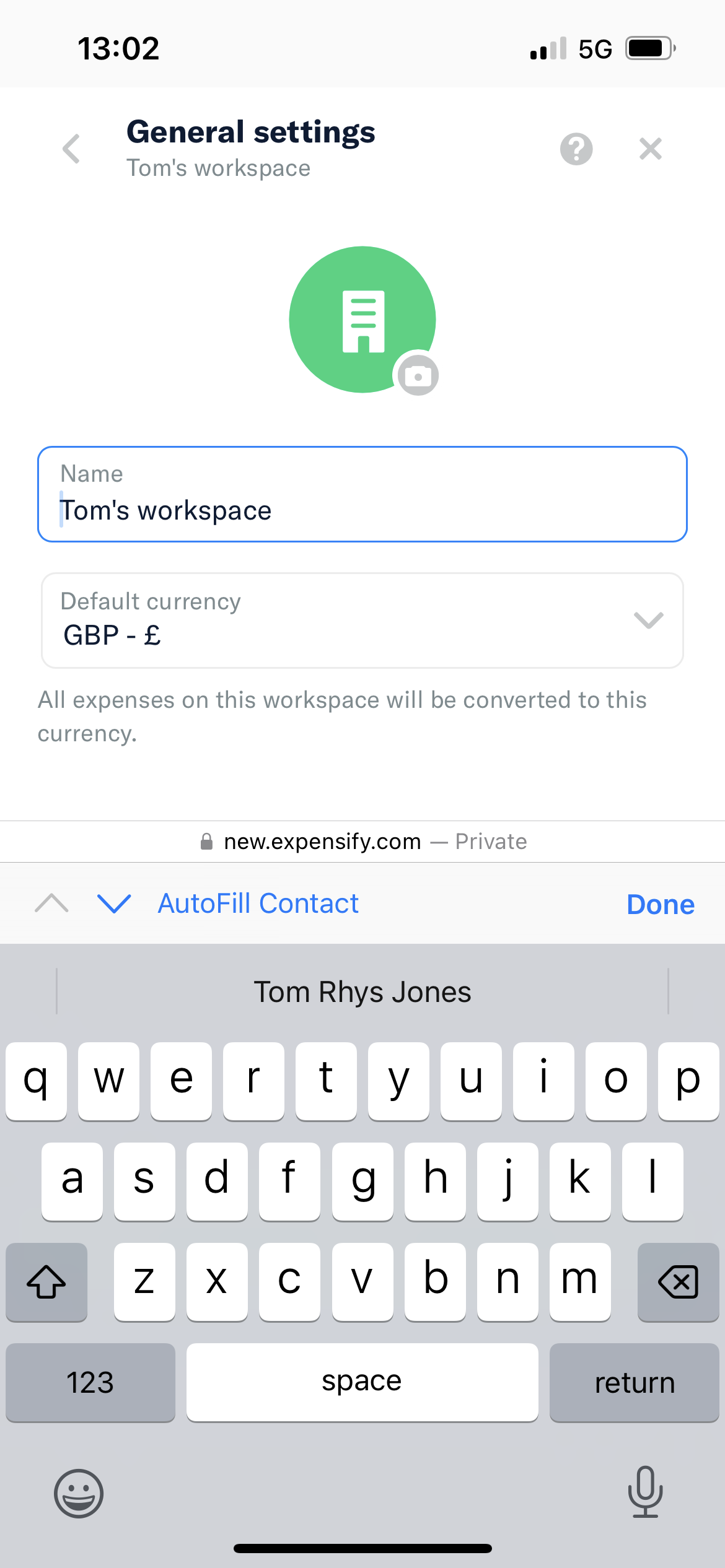 [HOLD - N7 Account Settings] Workspace settings - The input field covers with save button ...