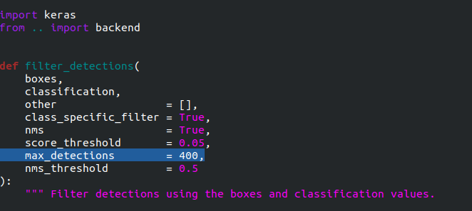 Is It Possible To Make More Than 300 Detections · Issue 1218 · Fizyrkeras Retinanet · Github