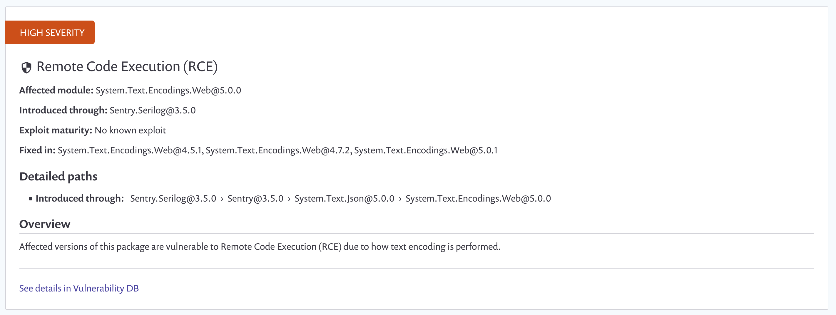 Remote Code Execution Rce Vulnerability In System Text Encodings Web 5 0 0 · Issue 1075