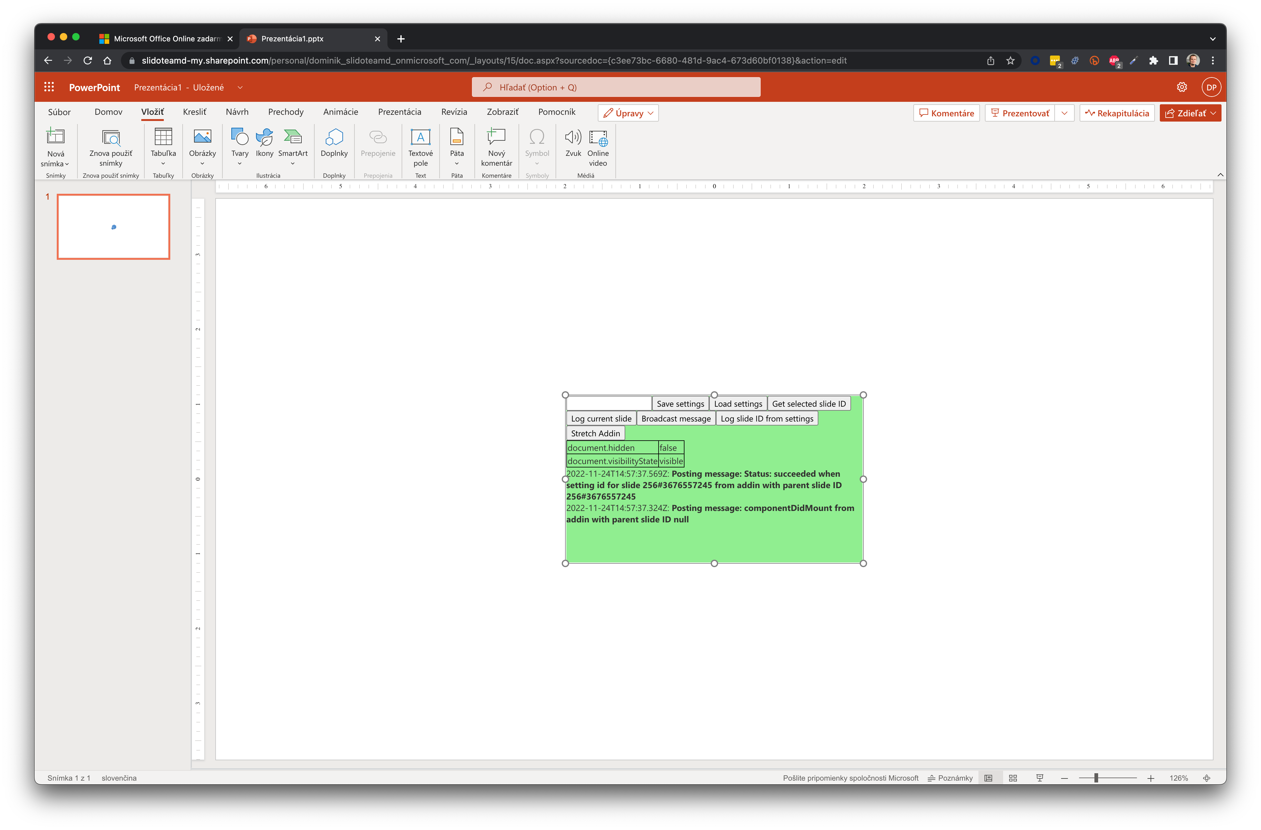 Content add-ins are sized incorrectly in PowerPoint online · Issue ...