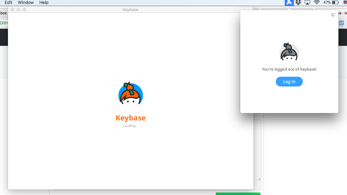 Downloaded keybase stuck on loading screen for days · Issue #10681 · keybase/client · GitHub