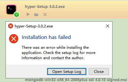 Fail to Install on Windows 10 for Hyper 3.0.2. · Issue #3783 · vercel ...