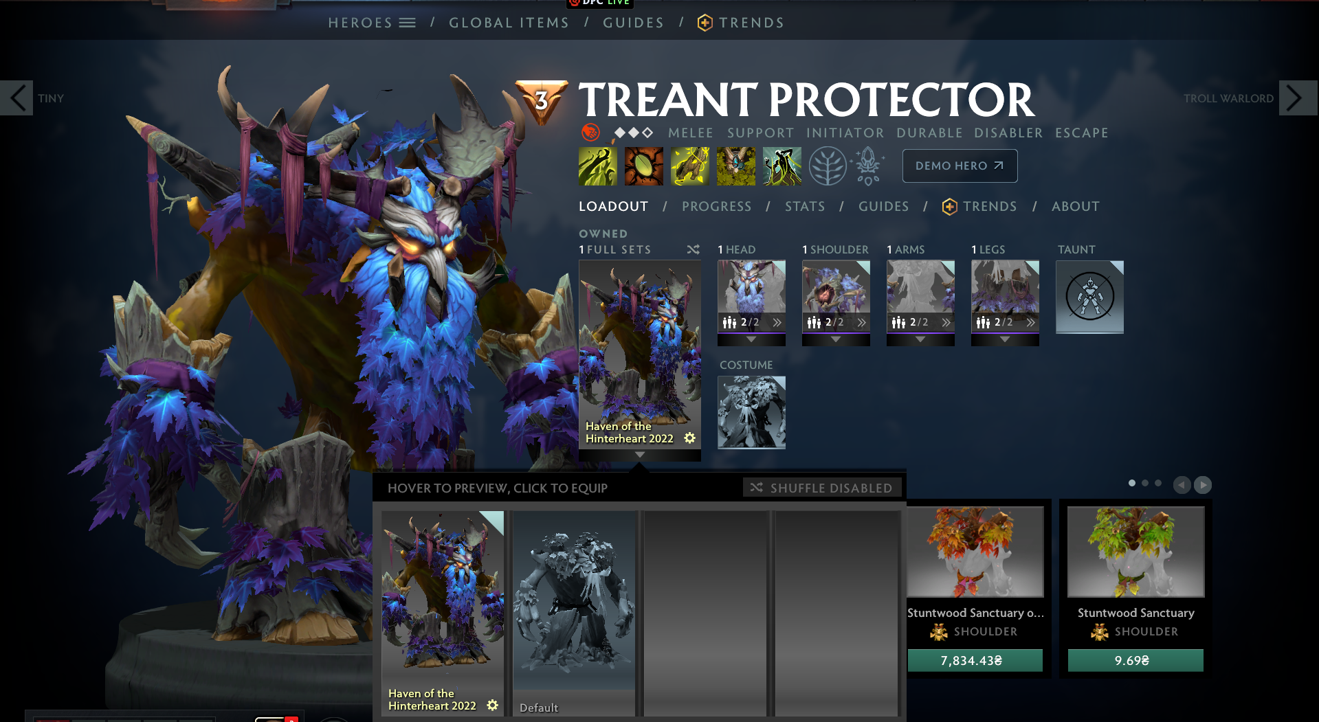 Missing Set Names on Hero Loadout (low priority) · Issue #259 · ValveSoftware/Dota2-Gameplay ...