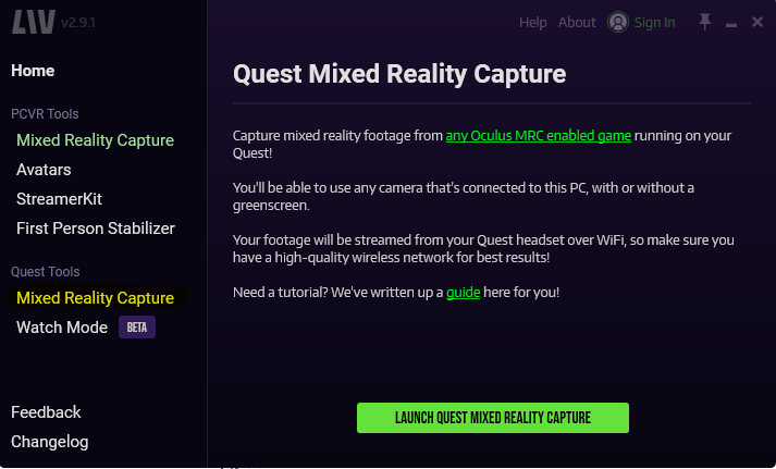 Support for LIV Mixed Reality Capture · Issue #18 · Raemien/MRCPlus · GitHub
